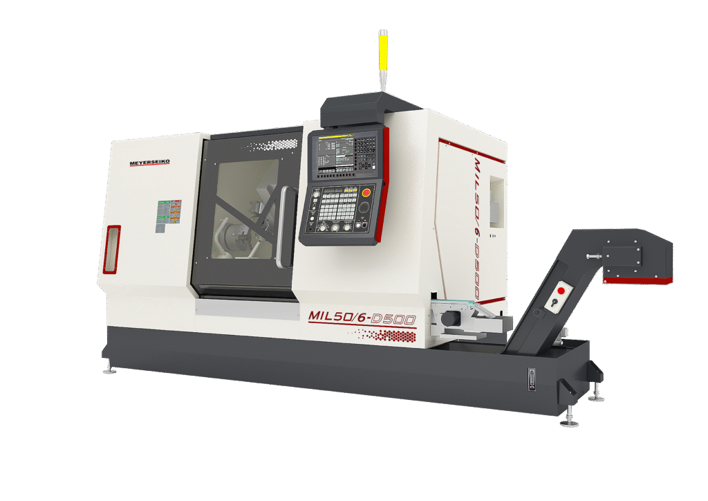 Slant Bed type Horizontal Turn Mill CNC Lathe Machine MIL50-500 Series ...